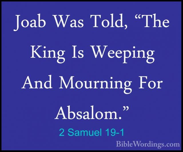 2 Samuel 19 - Holy Bible English - BibleWordings.com