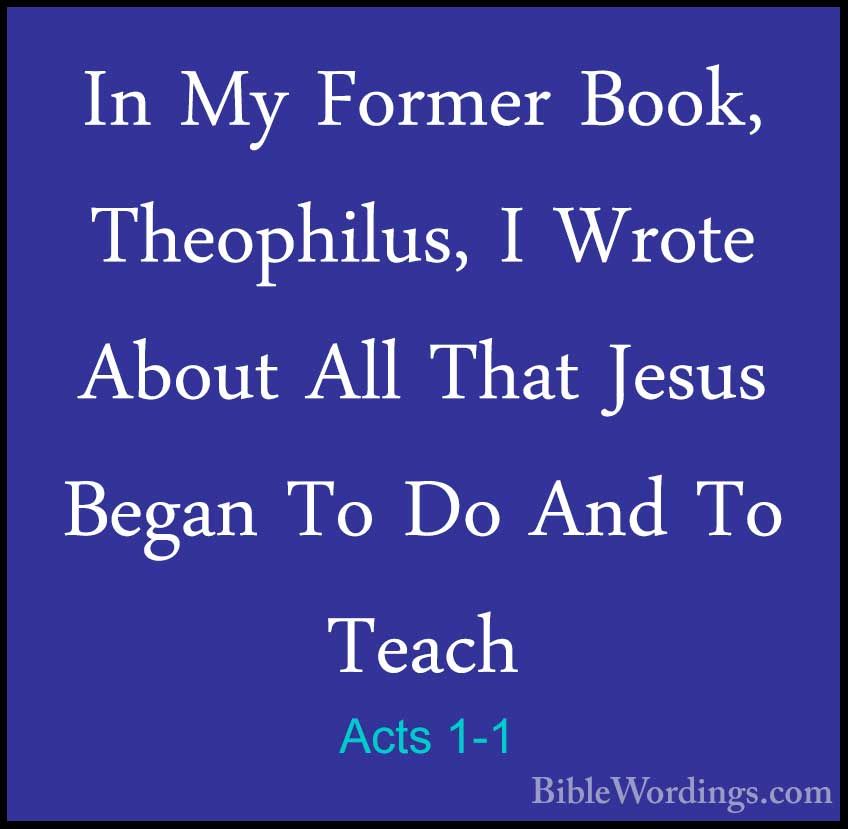 Acts 1 Holy Bible English BibleWordings Acts 1 Holy Bible English BibleWordings