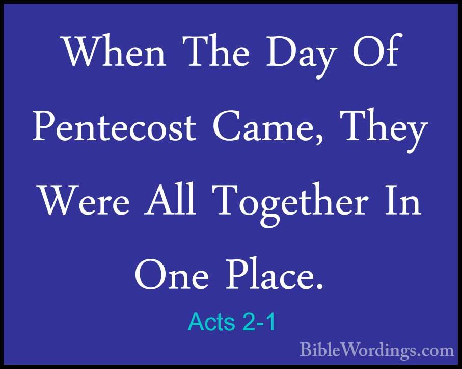 Acts 2 Holy Bible English BibleWordings Acts 2 Holy Bible English BibleWordings