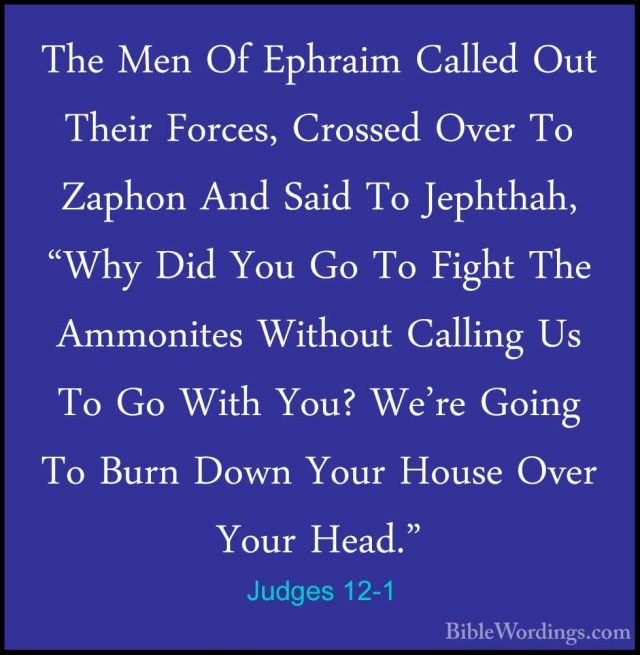 Judges 12 - Holy Bible English - BibleWordings.com