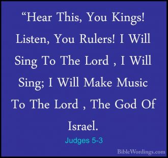 Judges 5 - Holy Bible English - BibleWordings.com
